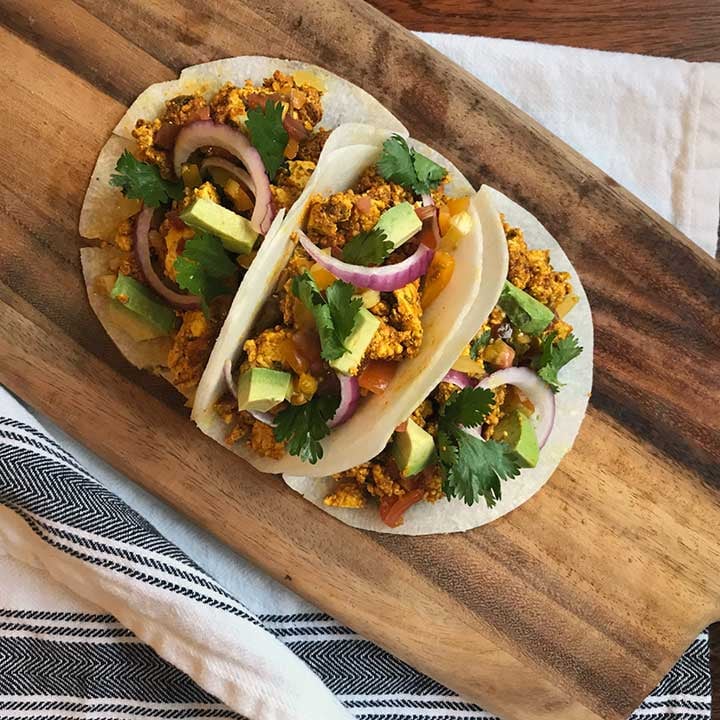 Vegan Low-Carb Breakfast Taco Recipe