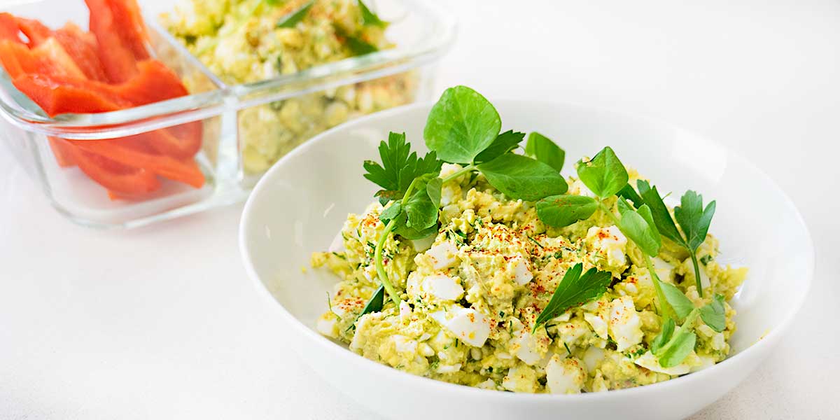 Keto Avocado Egg Salad Recipe